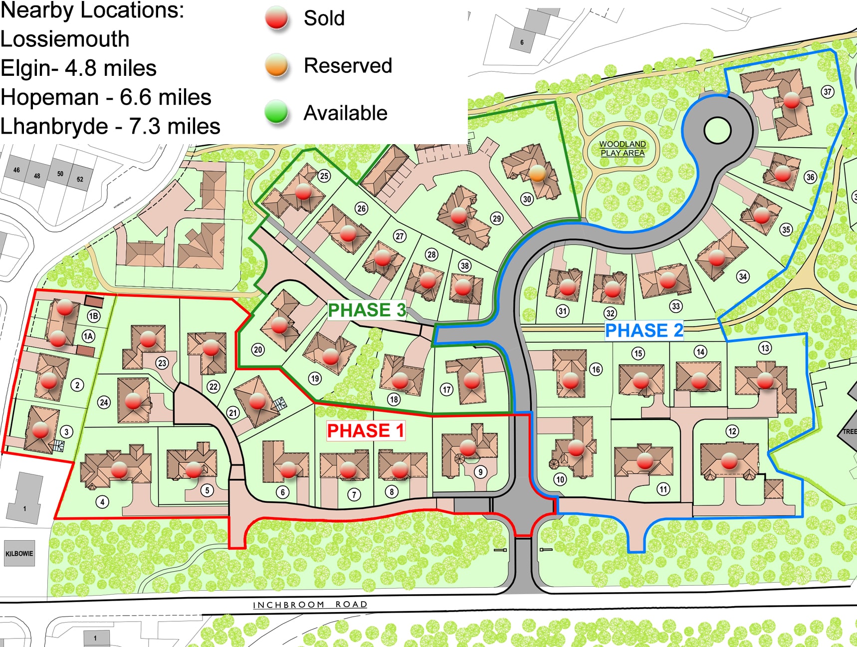 Luxury development lossiemouth Inchbroom Pines - Tulloch of Cummingston